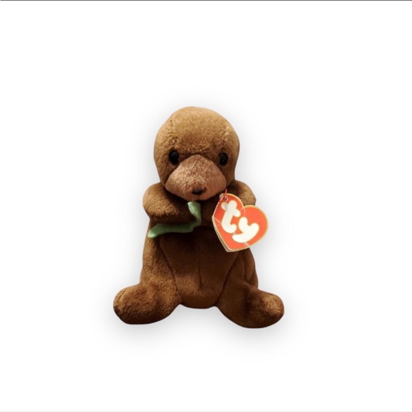 Ty | Toys | Ultra Rare Vintage 995 Ty Beanie Babies Seaweed The Otter ...